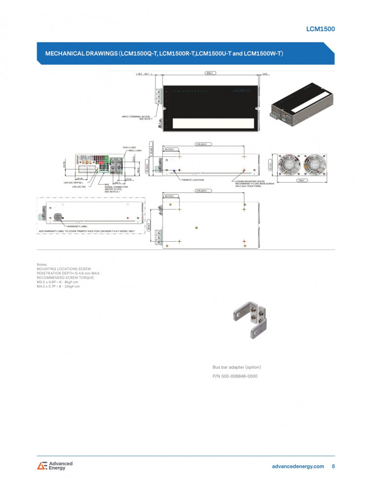 LCM1500R-T datasheet page 5