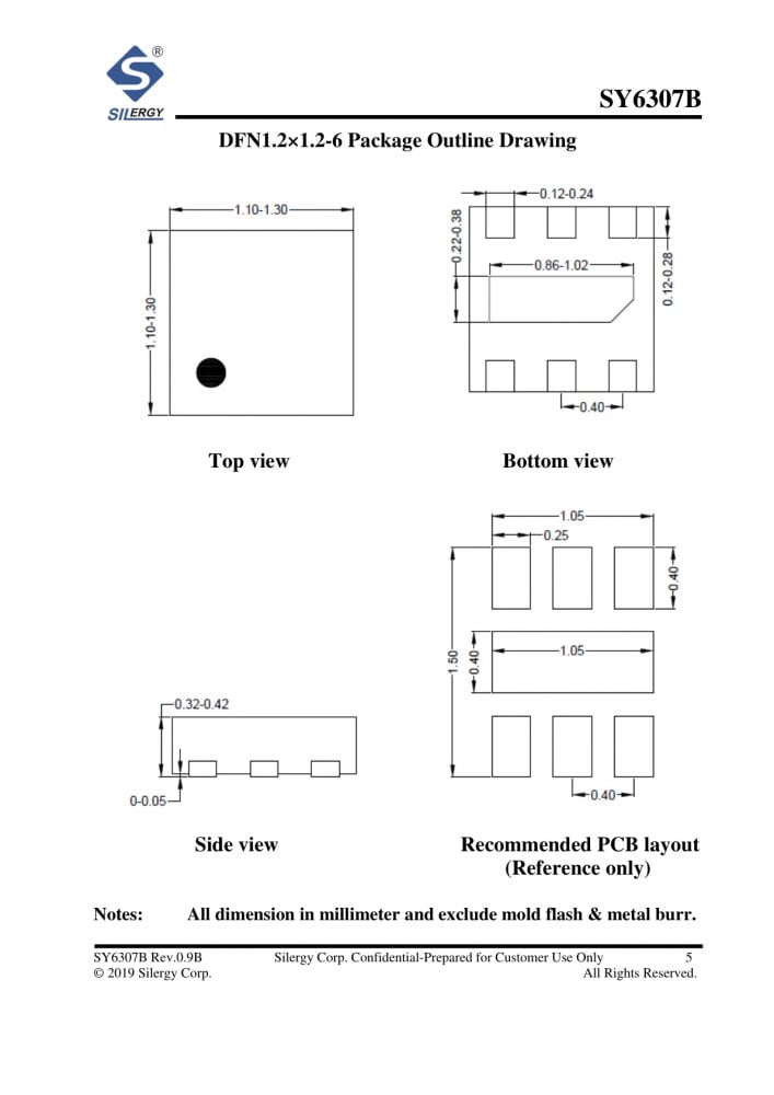 SY6307BSCC datasheet page 5