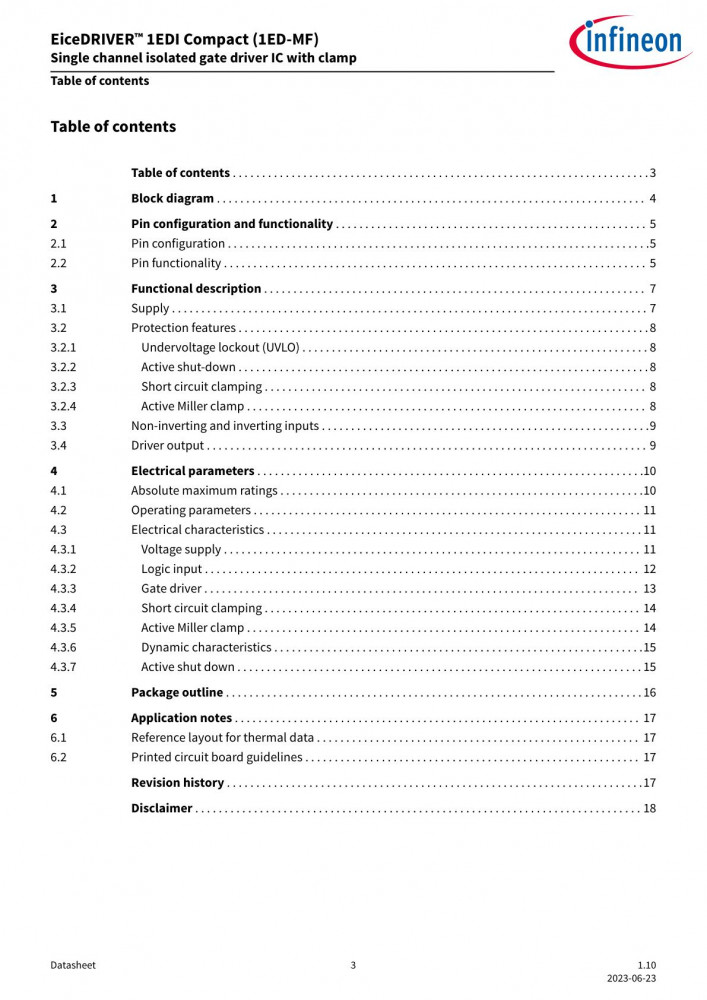 Infineon 1EDI30I12MFXUMA1 datasheet page 3