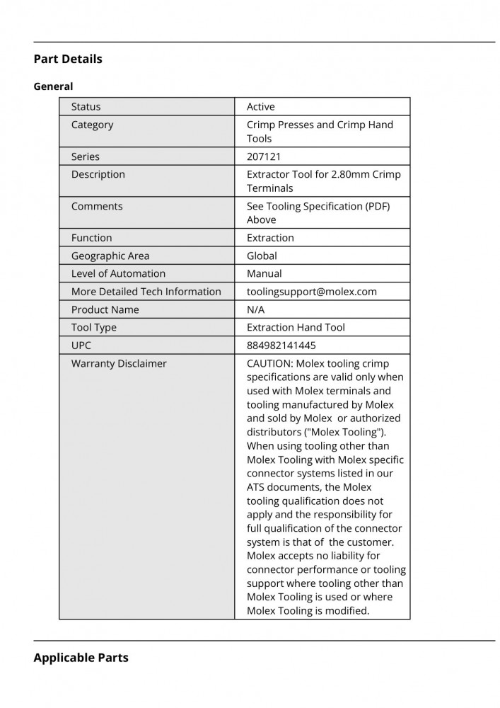 Tooling document image, page 2