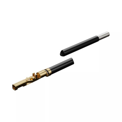 Pre-Crimped Lead Micro-Fit 3.0 Female-to-Pigtail, Gold (Au) Plating, 300.00mm Length, 18 AWG, Black for sale