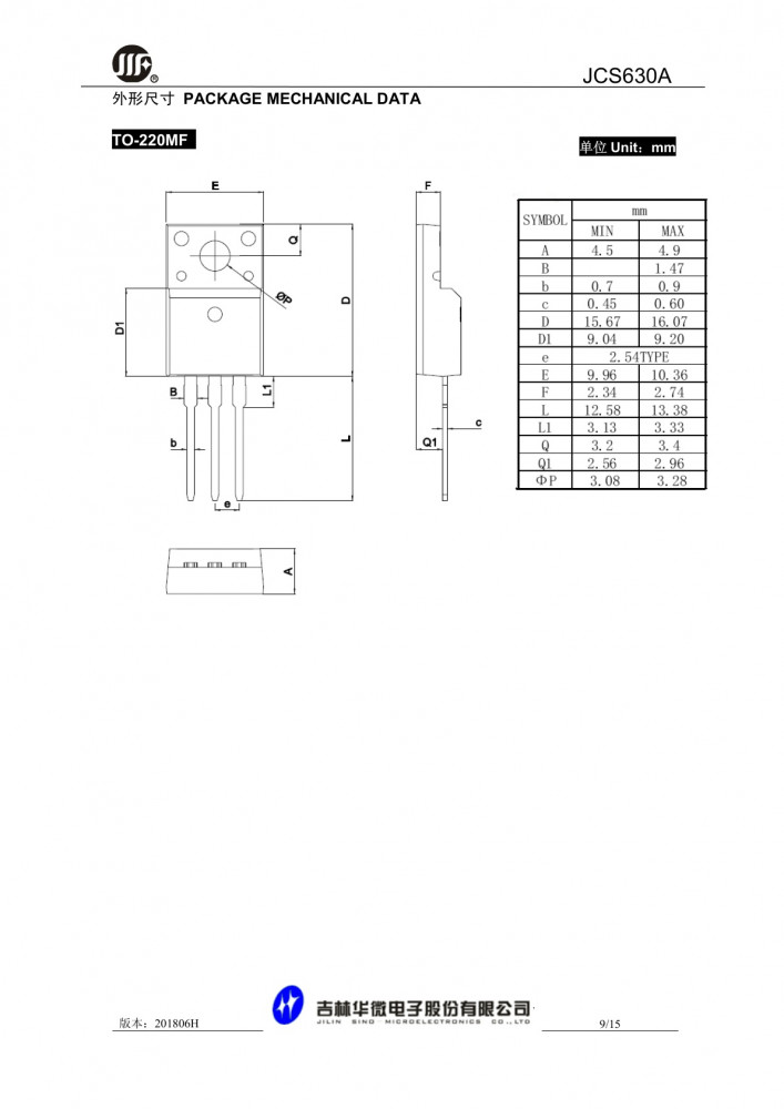 JCS630VA datasheet page 9
