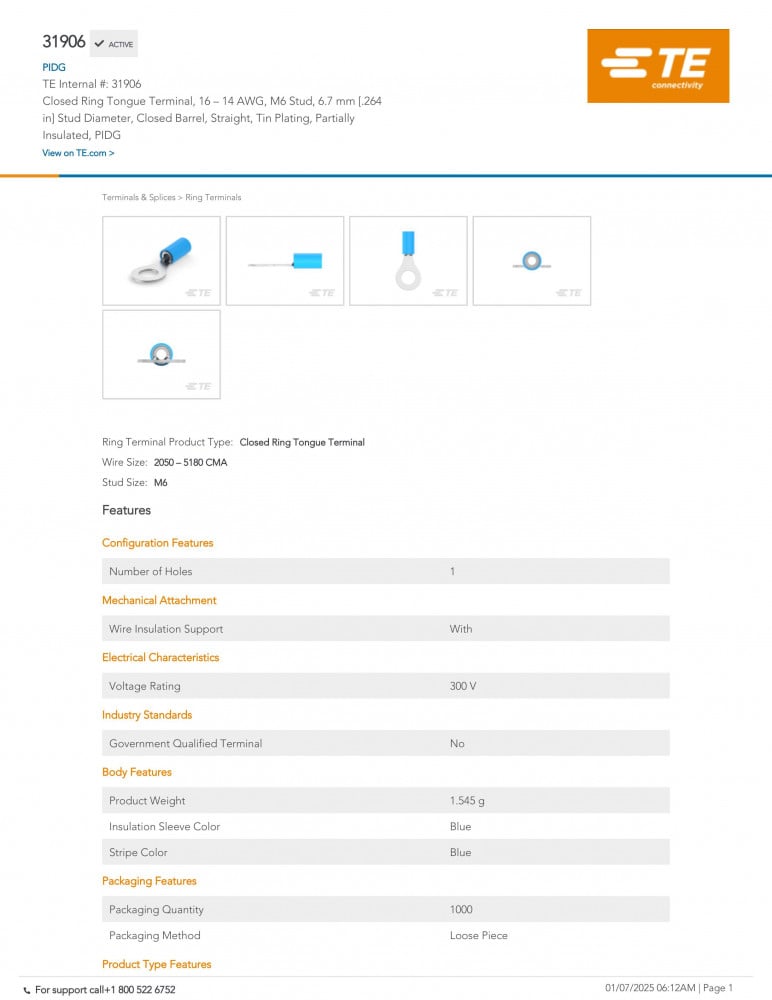 31906 technical document page 1