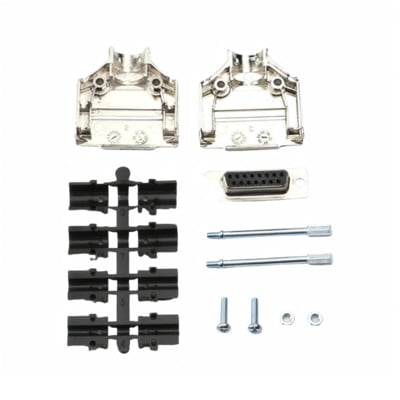 MH CONNECTORS MHDM15-DB15S-K D-Sub Backshell Hood