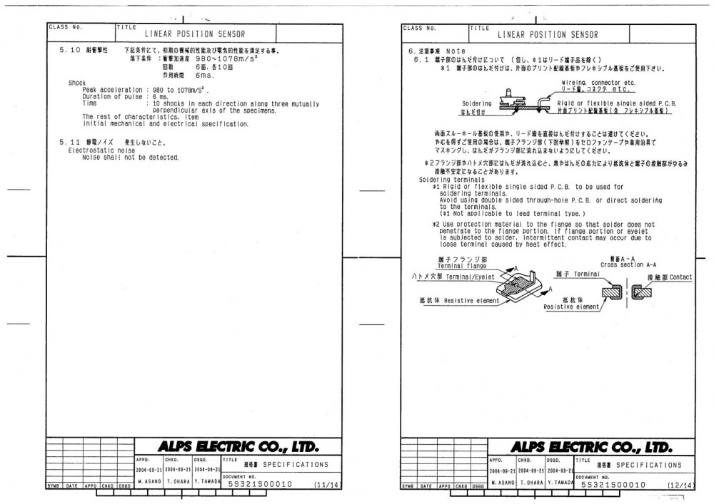 RDC1032A0C specification page 6
