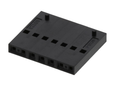 C-Grid III Modular Crimp Housing, 2.54mm Pitch, Single Row, 7 Circuits, 2 Polarizing Buttons for sale