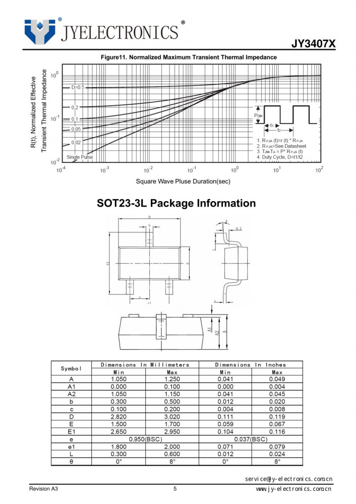 JY3407X datasheet page 5