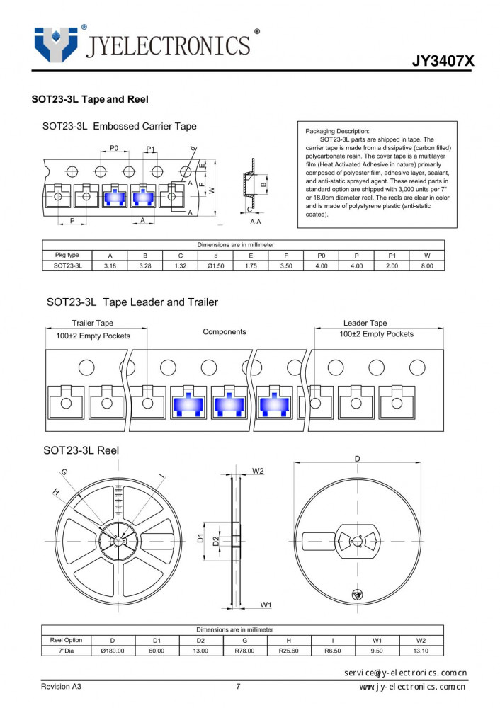 JY3407X datasheet page 7