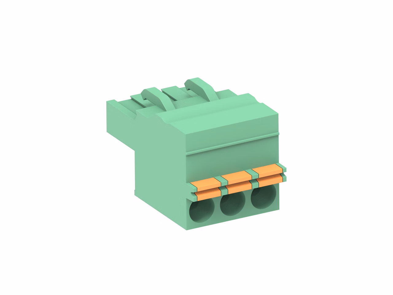 5.08mm Pitch Eurostyle Horizontal Plug, Spring-Type, In-Line, 3 Circuits for sale