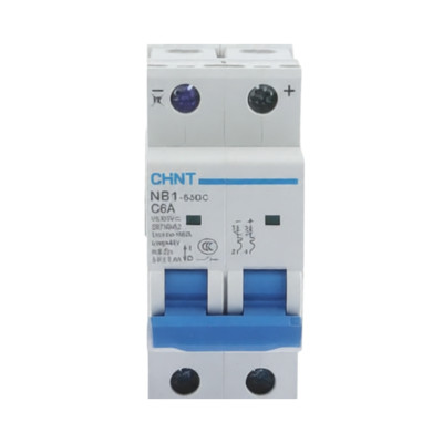 CHINT NB1-63DC 2P C6A DC500V 6kA(R) Molded Case Circuit Breaker for sale