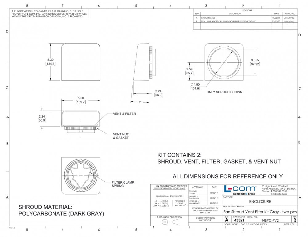 L-com NBPC-FV2 technical document page