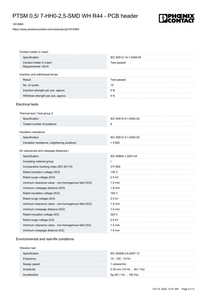 Phoenix Contact 1814964 technical document page 4