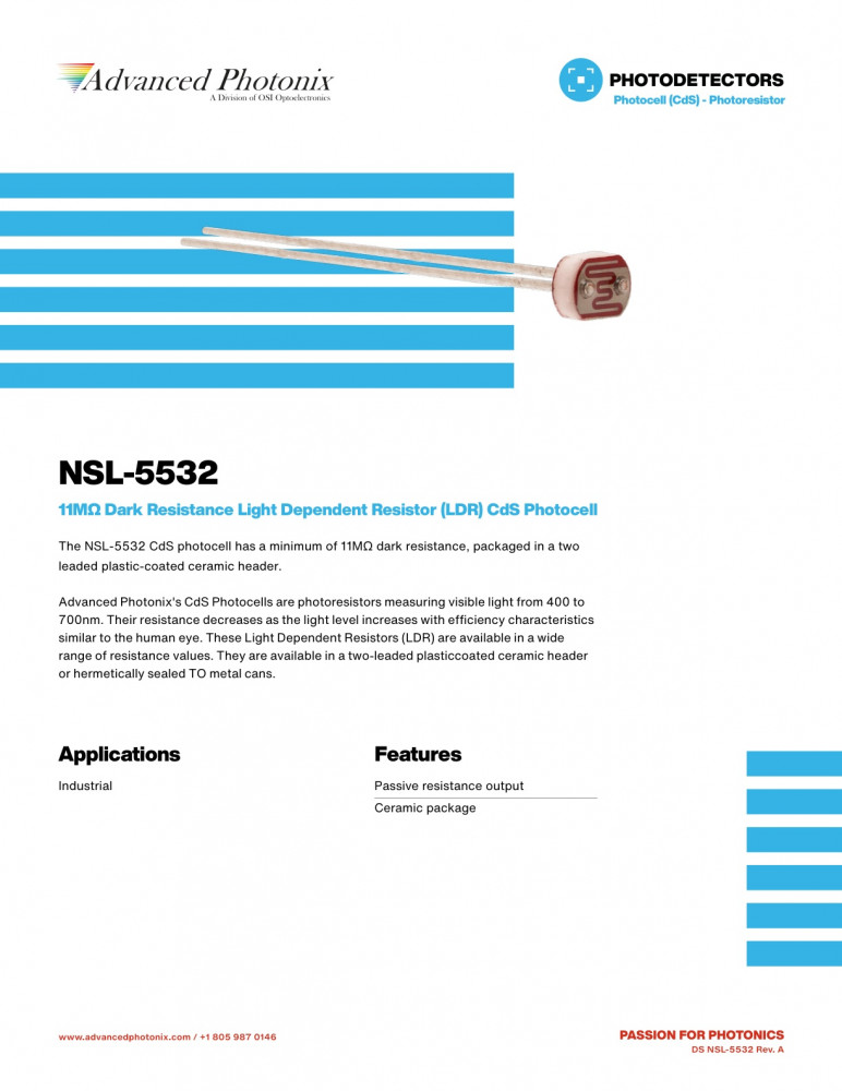 NSL-5532 datasheet page 1