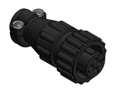 CINCH P-2412-LAB Blade Type Power Connector Assembly