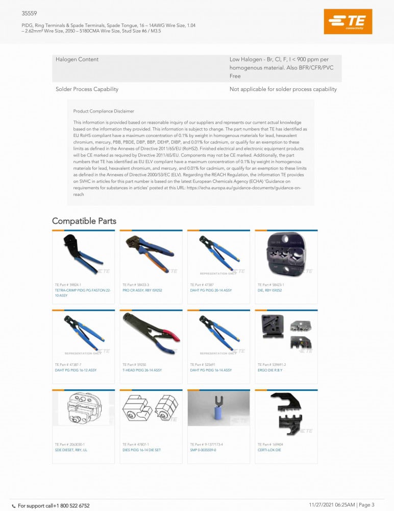 TE Connectivity 35559 document page 3