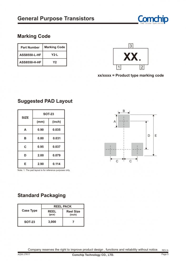 ASS8550-L-HF datasheet page 5