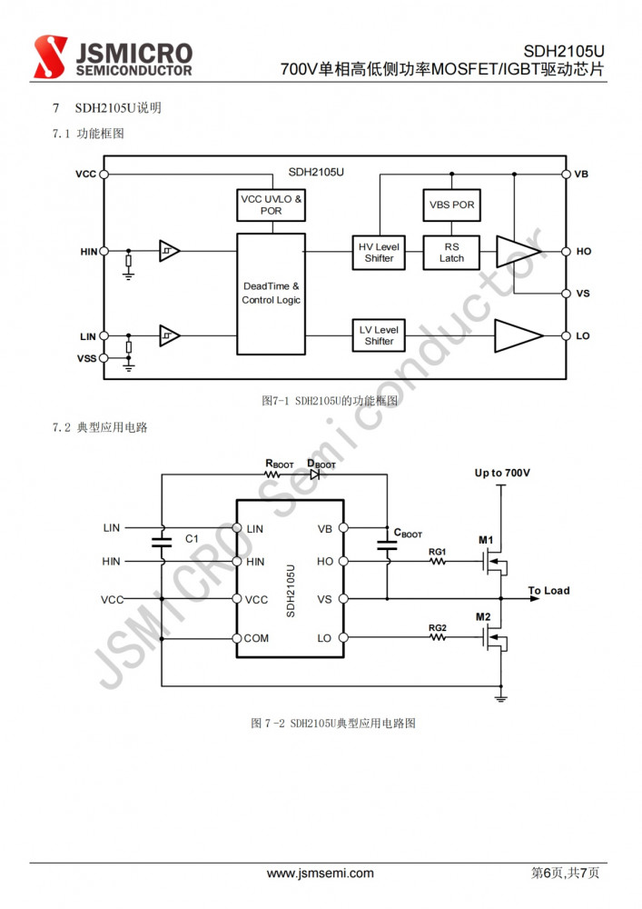 SDH2105U datasheet page 6