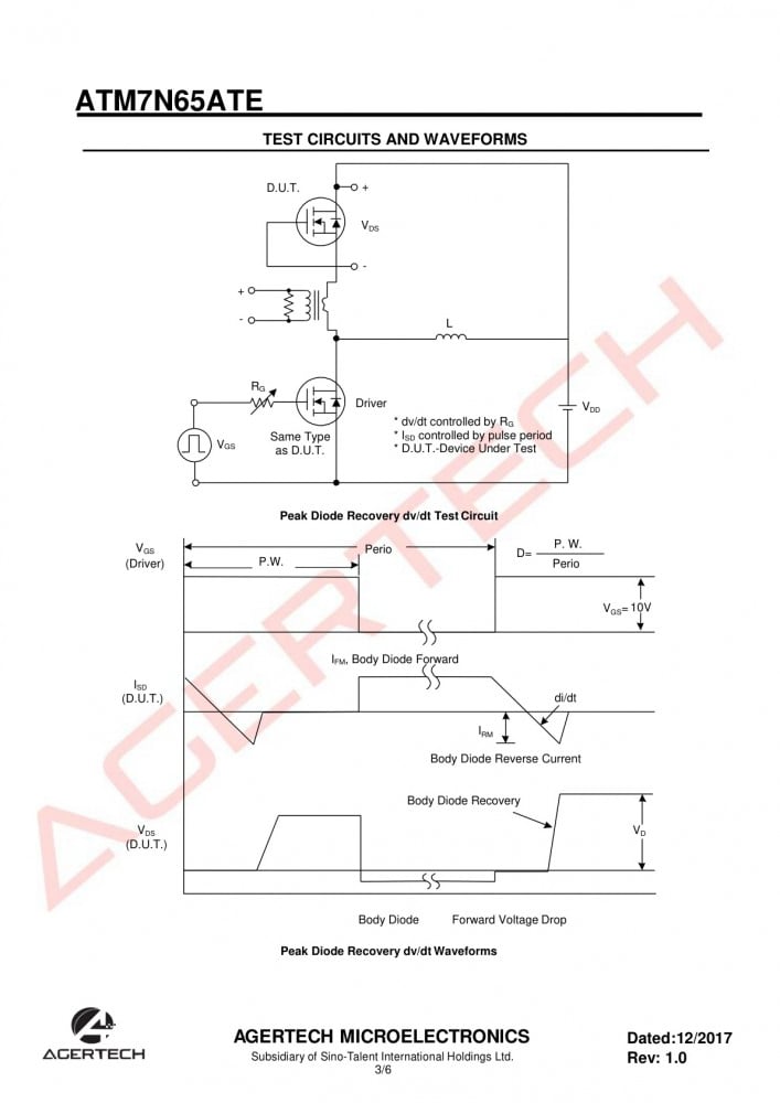 ATM7N65ATE datasheet page 3