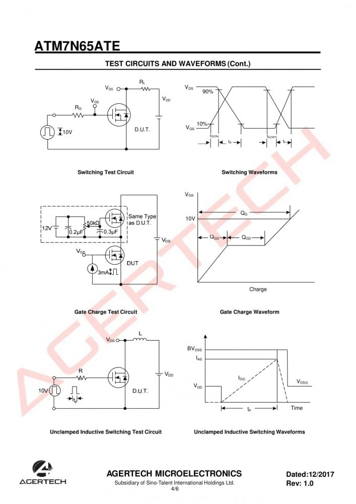 ATM7N65ATE datasheet page 4