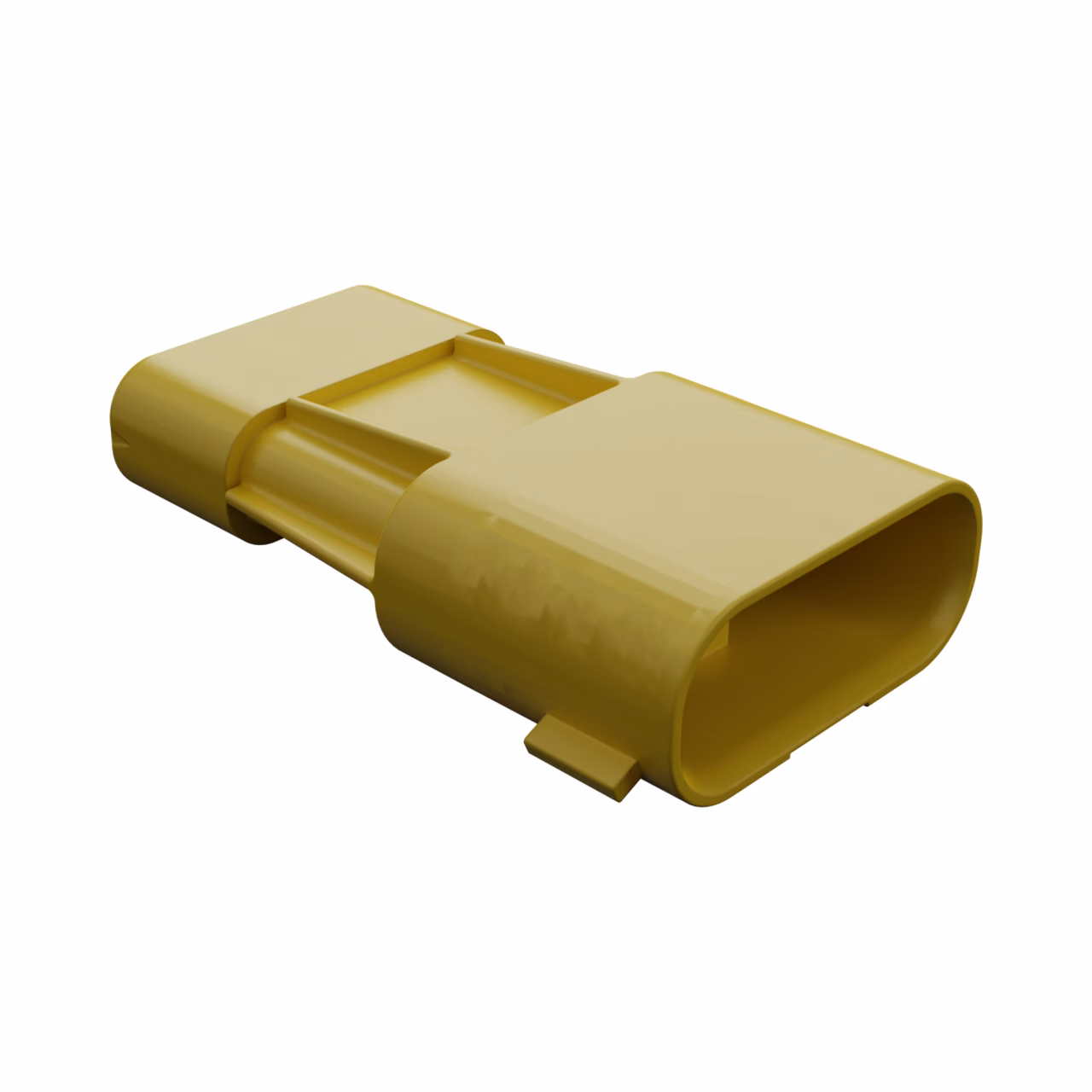 Squba Sealed Plug Assembly, 1.80mm Pitch, Single Row, 2 Circuits, Yellow