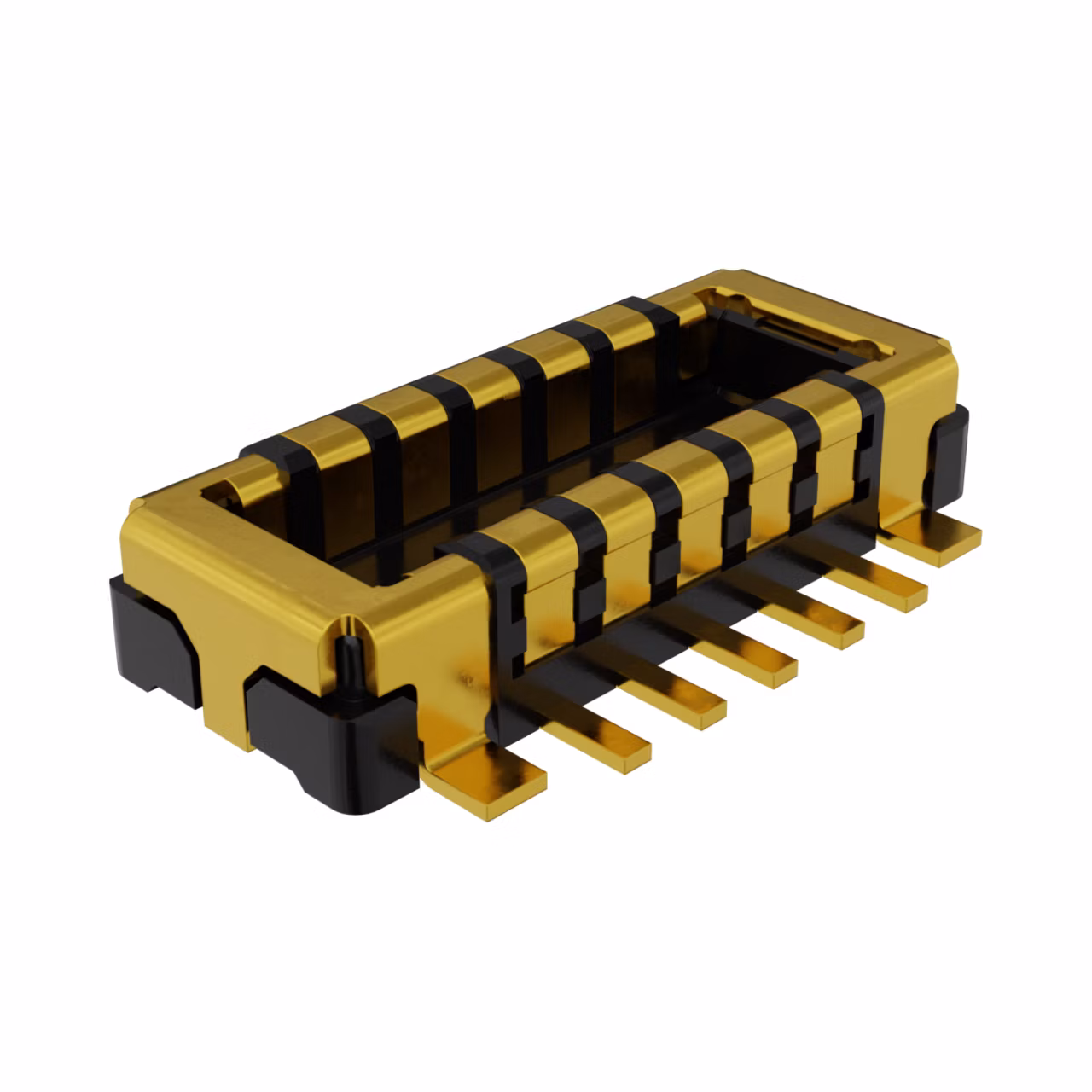 SlimStack Board-to-Board Plug, 0.35mm Pitch, SSB RP Series, 0.80 Mated Height, 2.00mm Mated Width, 10 Circuits, Armor Nail, 0.25mm  Fitting Nail Width for sale