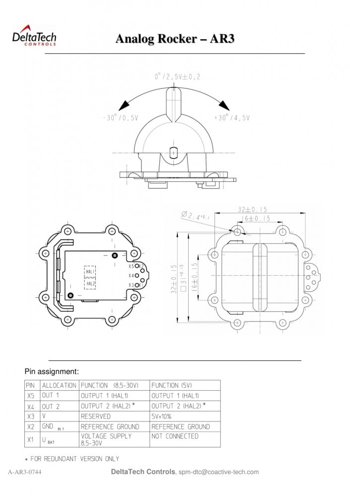 AR3S analog rocker technical document page 3