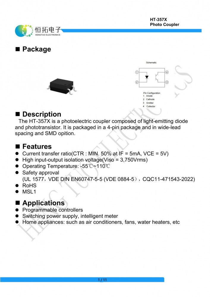 HT-357-DTP1 datasheet page 2