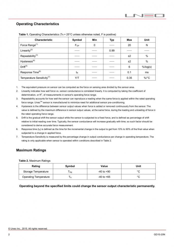 GD-10 technical document page 2