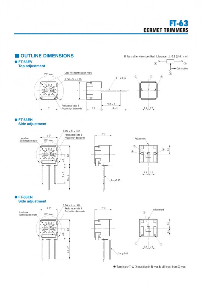 FT-63ETS101 datasheet page 5