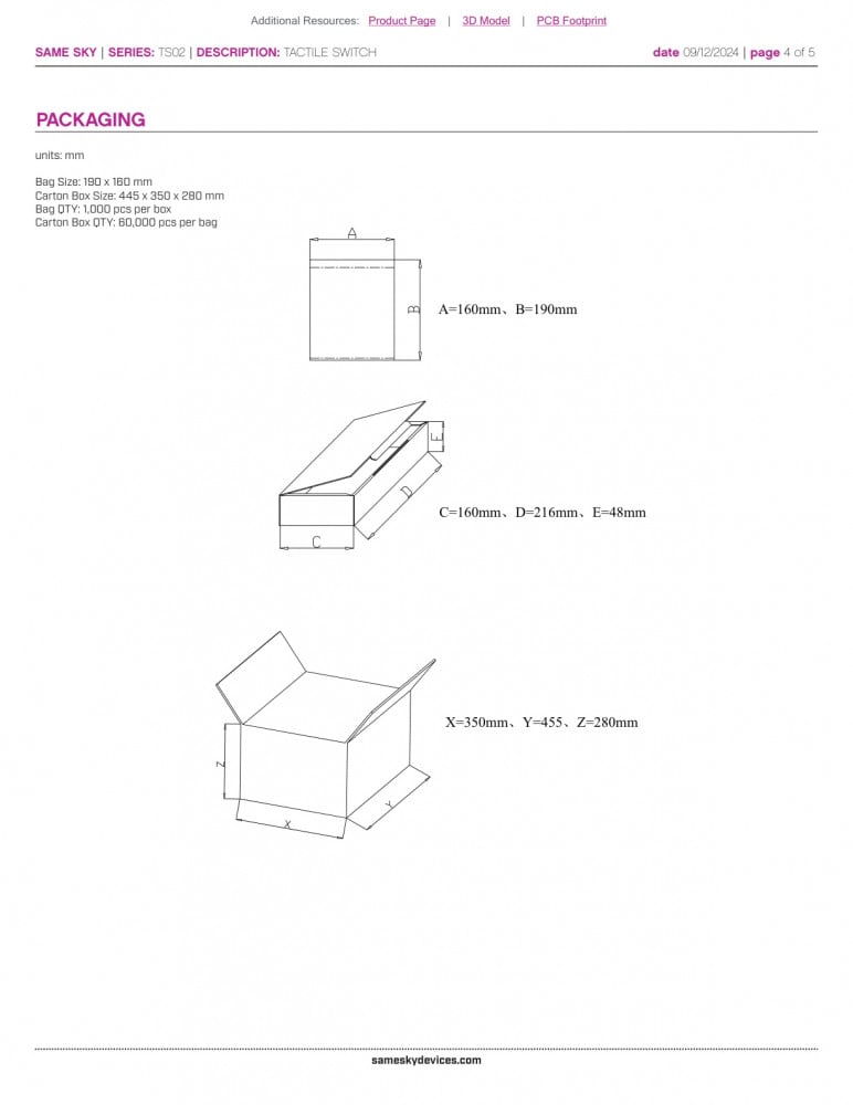 TS02 series technical document page 4