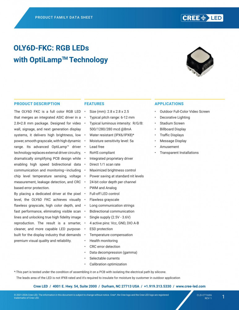 OLY6D-FKC product document page 1