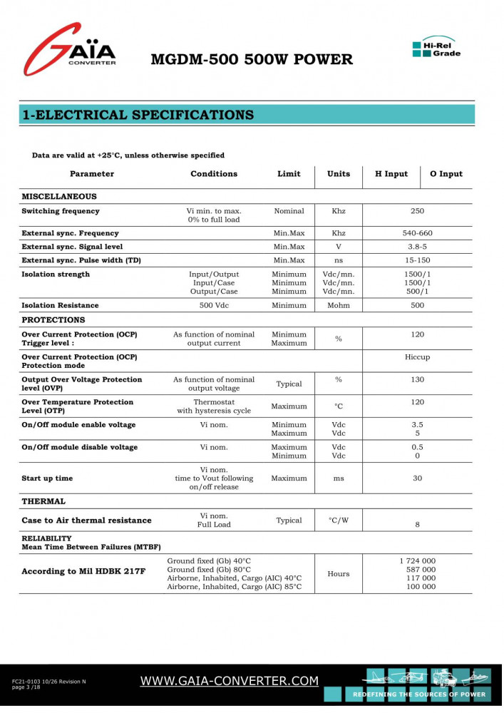 MGDM-500 series document preview, page 3