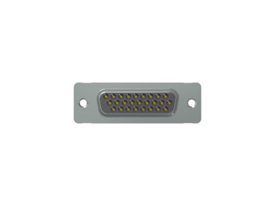 D-SUB High Density • 26-pos. • Socket • Solder pin straight • Threaded Insert • Quality class 3 • UNC 4-40 for sale