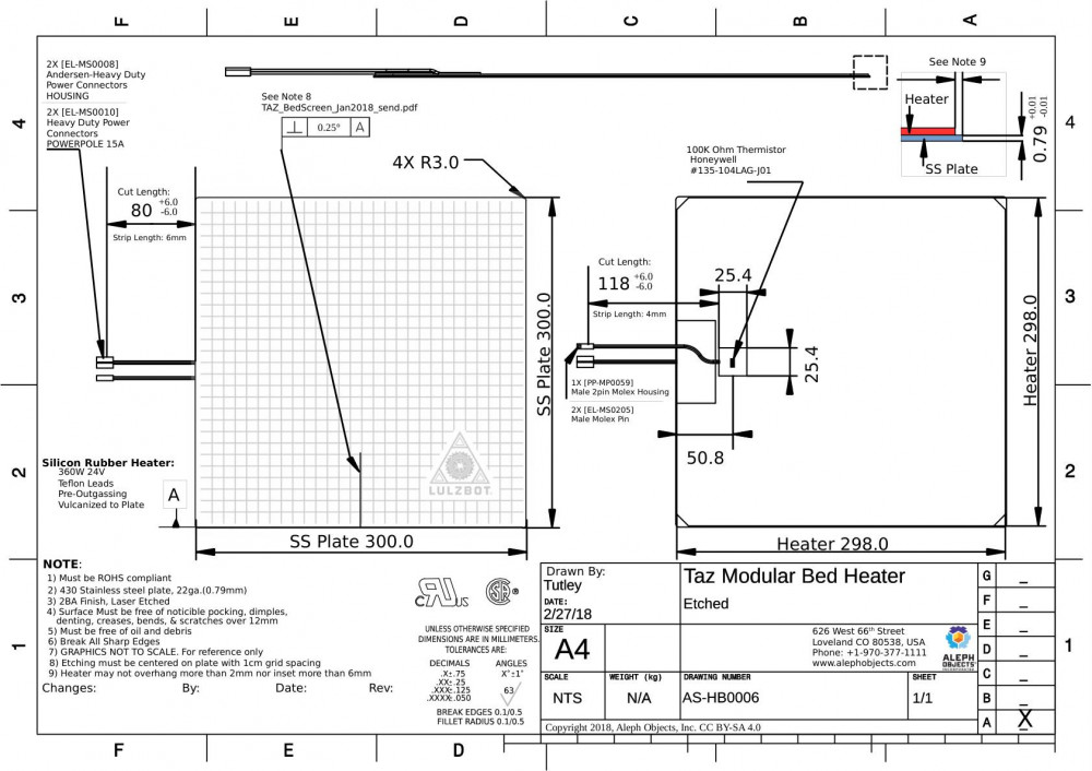 KT-HB0014 heater plate drawing reference