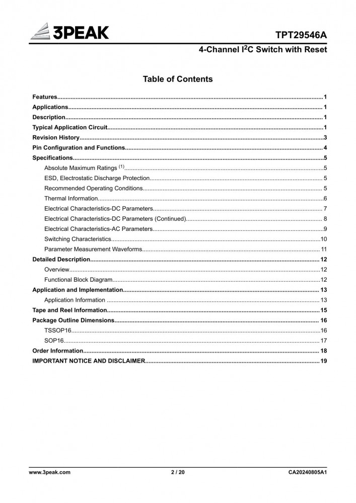 TPT29546A-TS3R datasheet page 2
