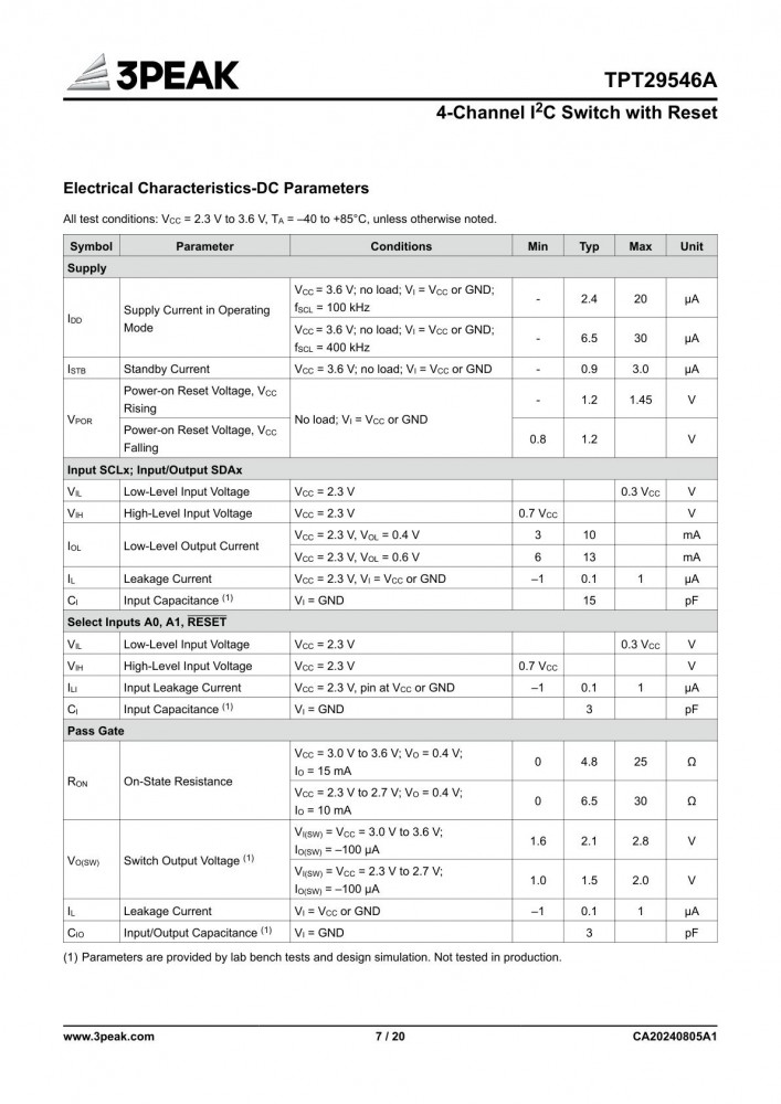 TPT29546A-TS3R datasheet page 7
