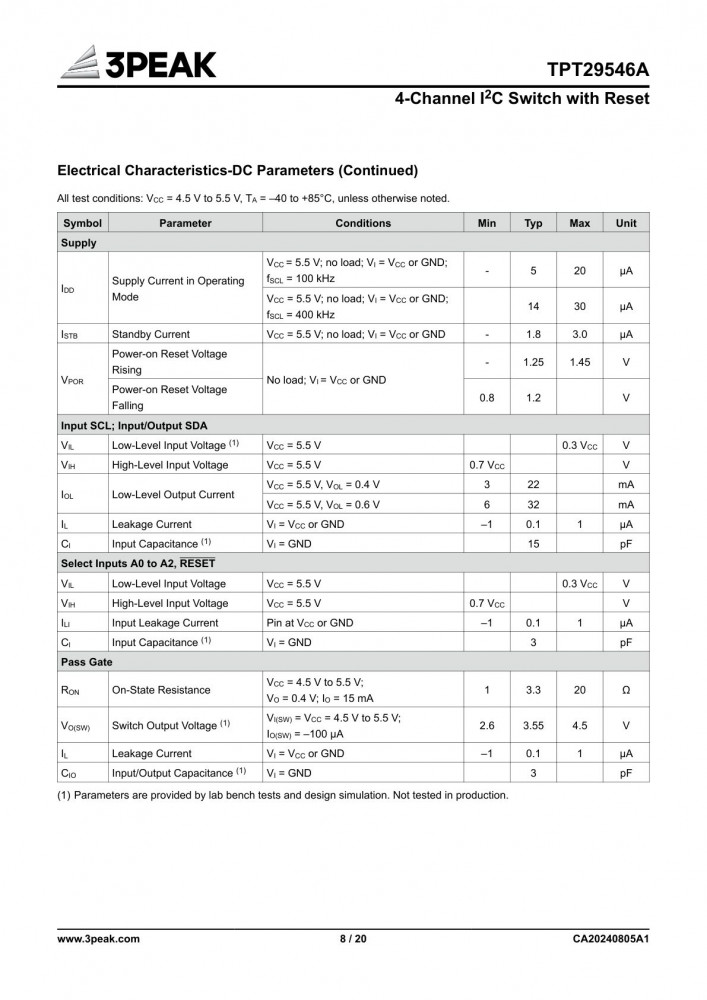 TPT29546A-TS3R datasheet page 8