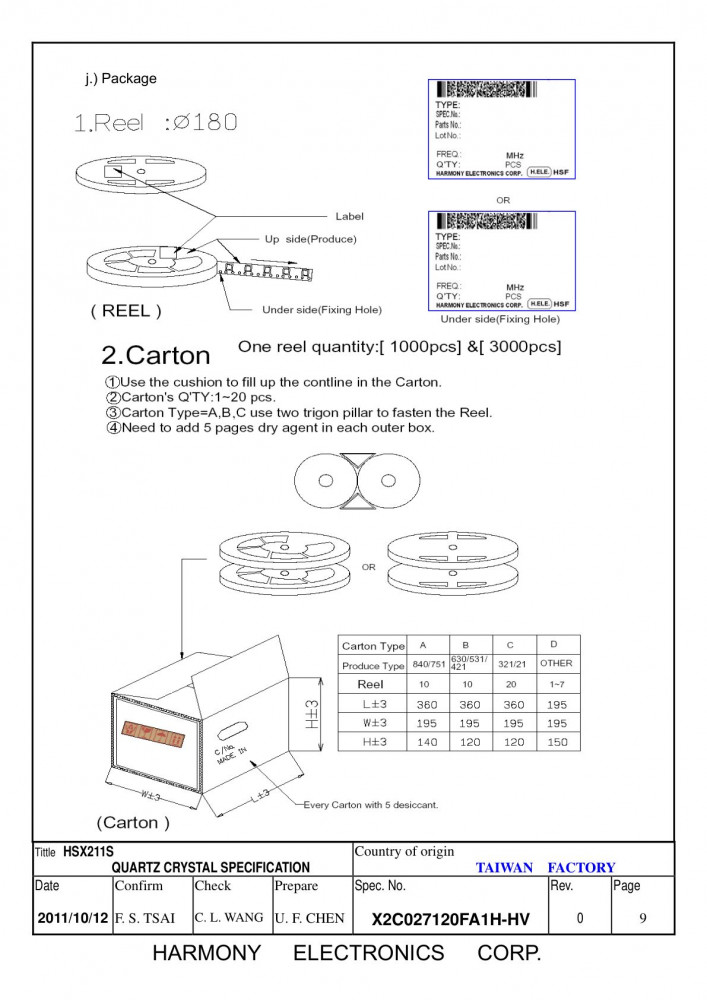 X2C027120FA1H-HV specification page 9