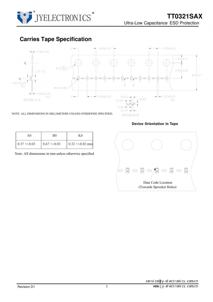TT0321SAX datasheet page 7