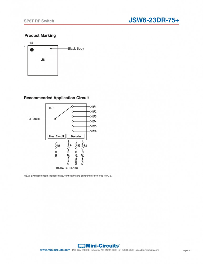 JSW6-23DR-75+ datasheet page 6