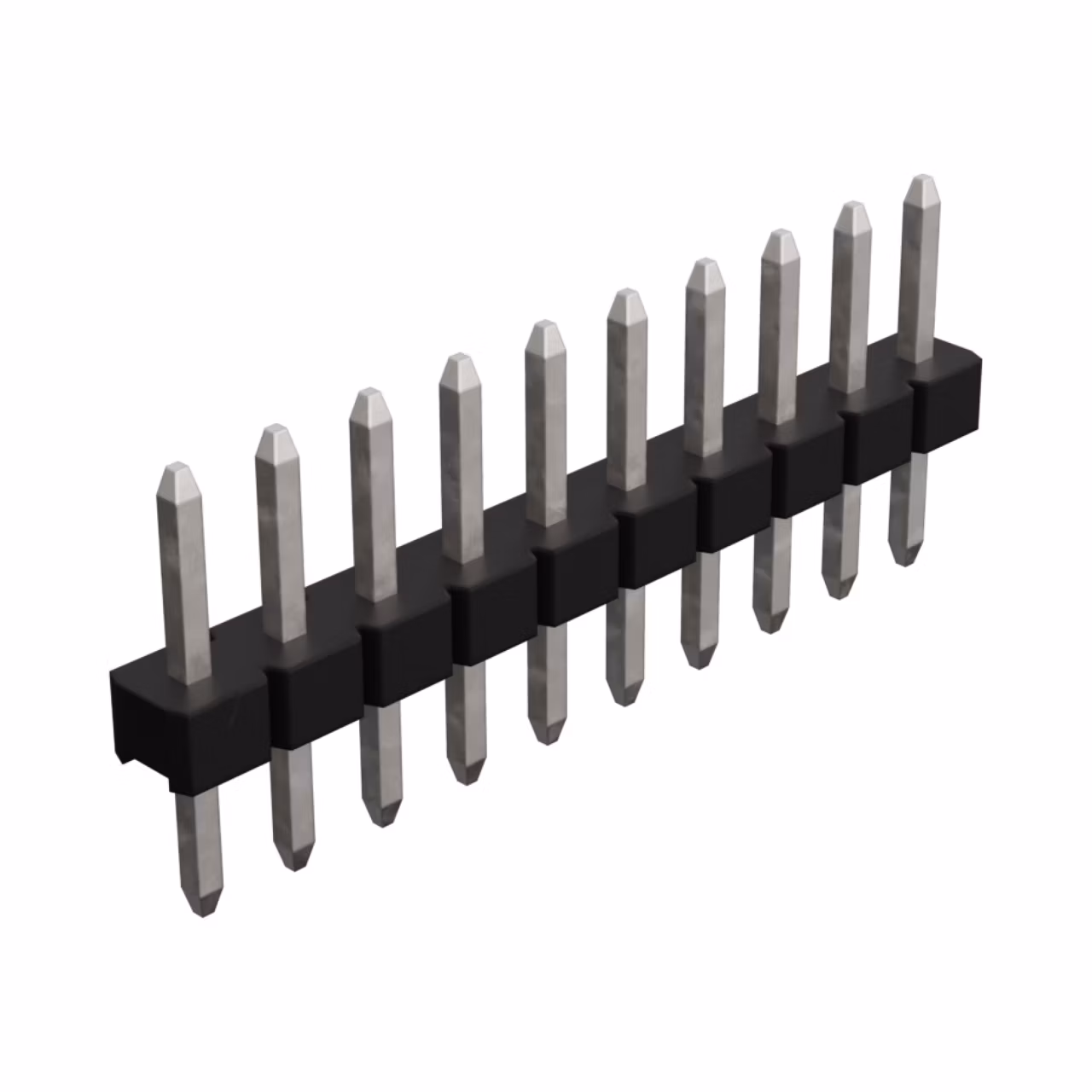 2.00mm Pitch Milli-Grid Header, Vertical, Through Hole, Breakaway, 10 Circuits, 2.50µm Tin (Sn) Plating, Mating Pin Length 3.70mm, Tail Length 3.00mm, Lead-Free for sale