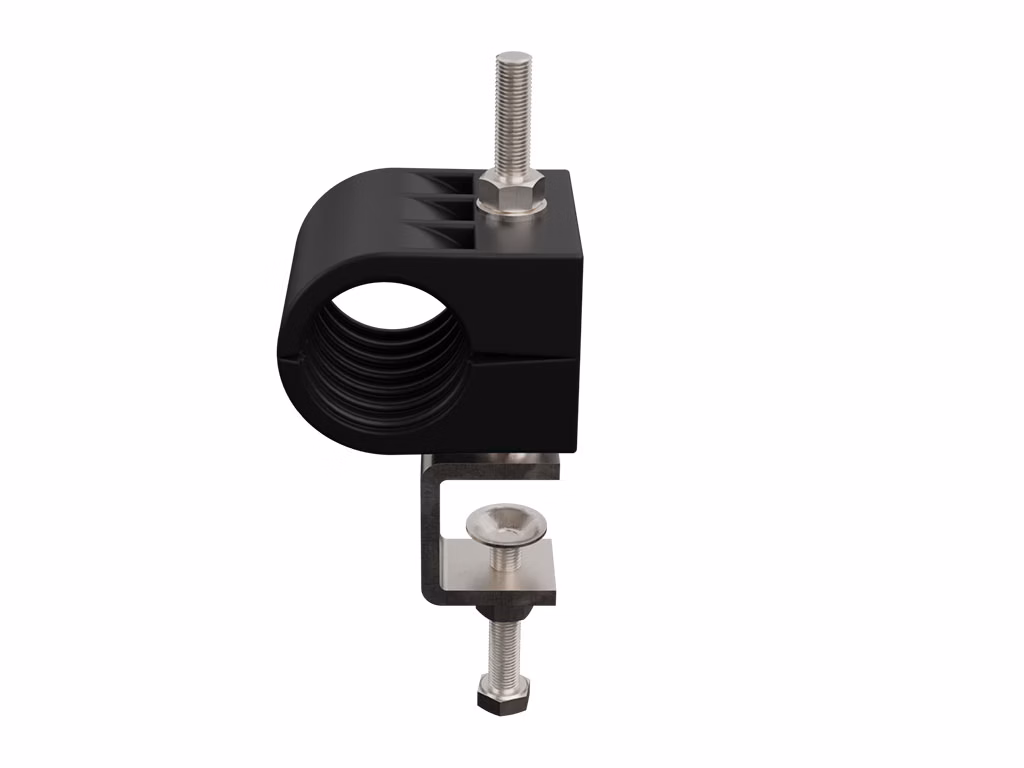 Single Side, 1-Hole, Feeder Clamp for 1-1/4