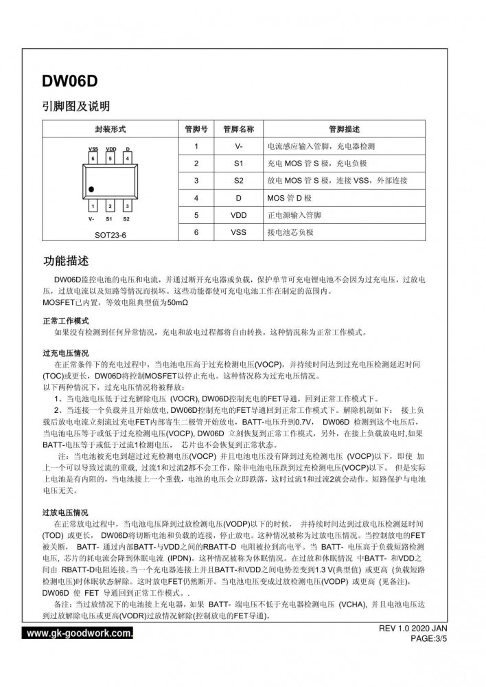 DW06D technical document page 3