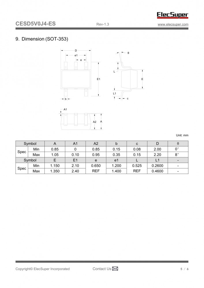 CESD5V0J4-ES datasheet page 5