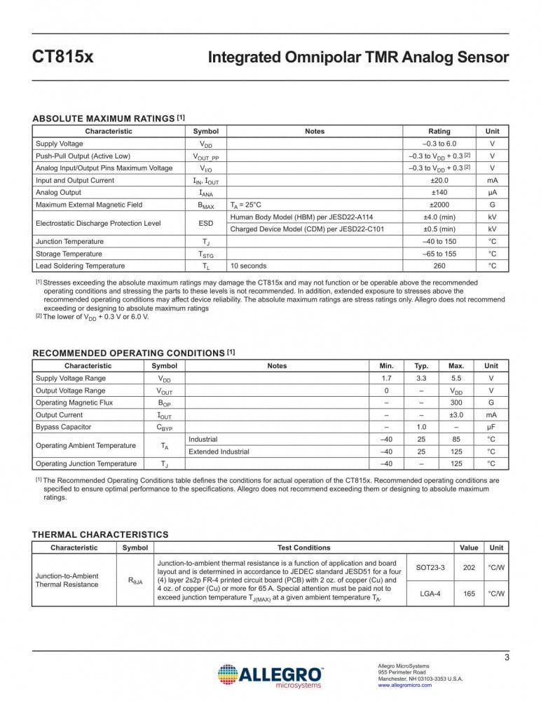 CT8150PC-HS3 datasheet page 3