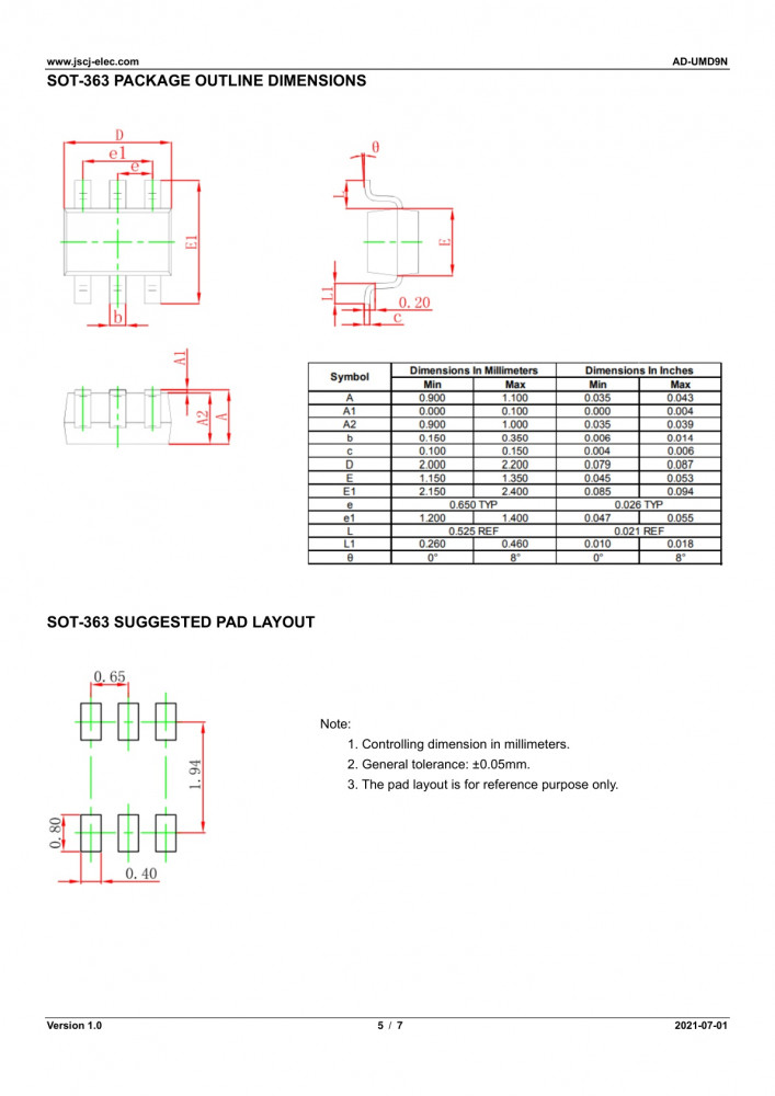 AD-UMD9N datasheet page 5