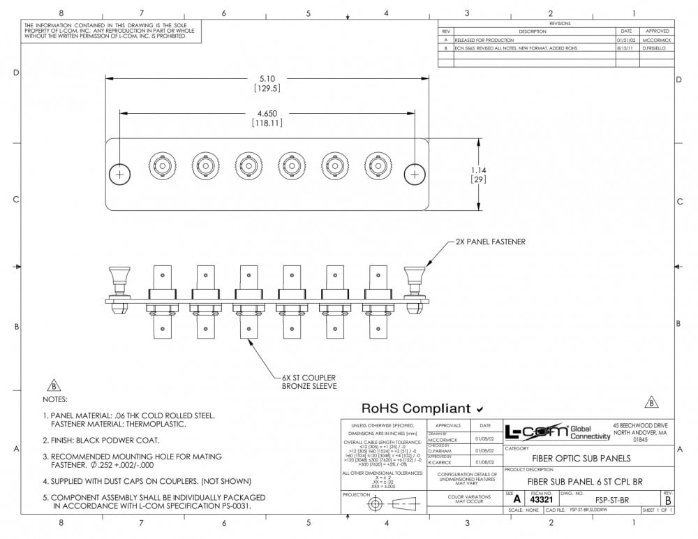 FSP-ST-BR technical document page