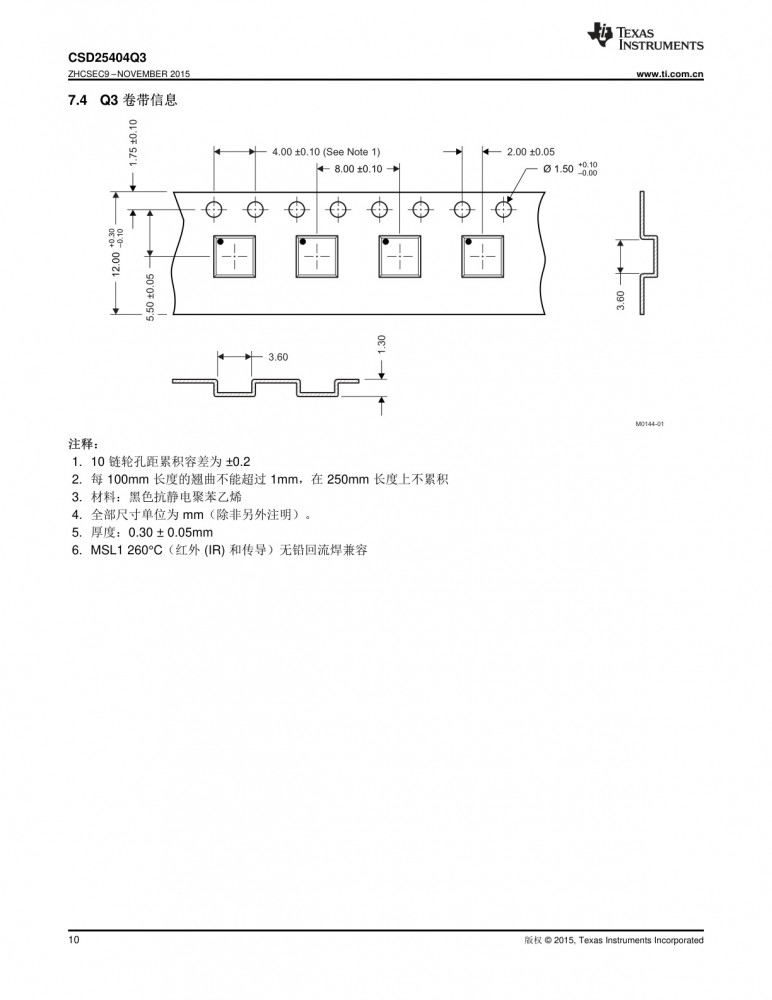 CSD25404Q3 datasheet page 10