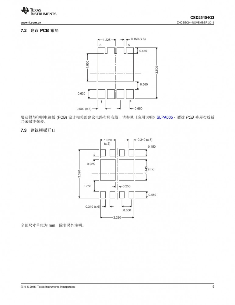 CSD25404Q3 datasheet page 9
