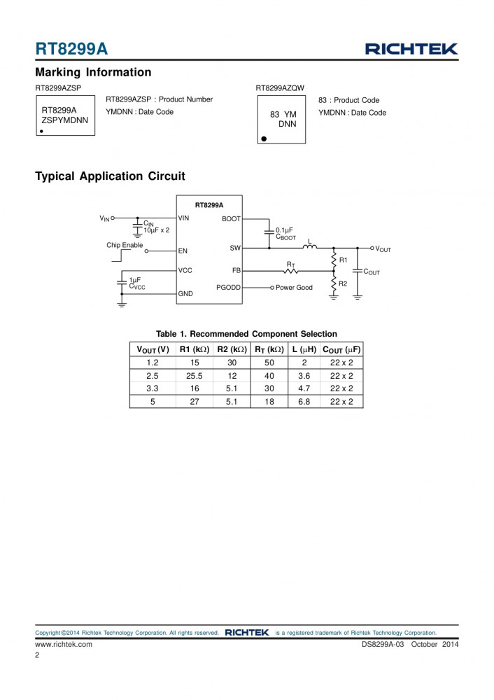 RT8299A technical document page 2